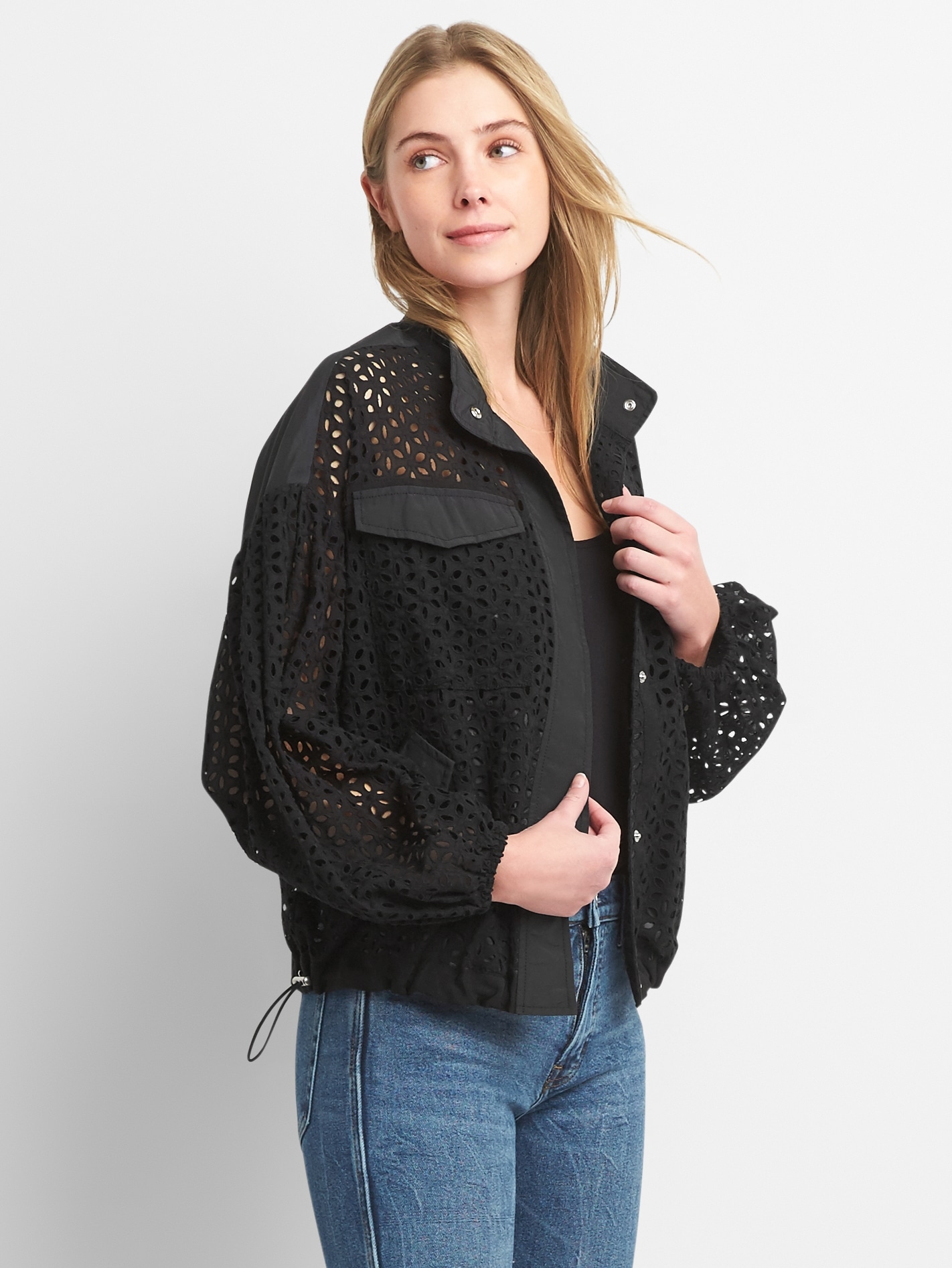 Eyelet Lace Jacket | Gap