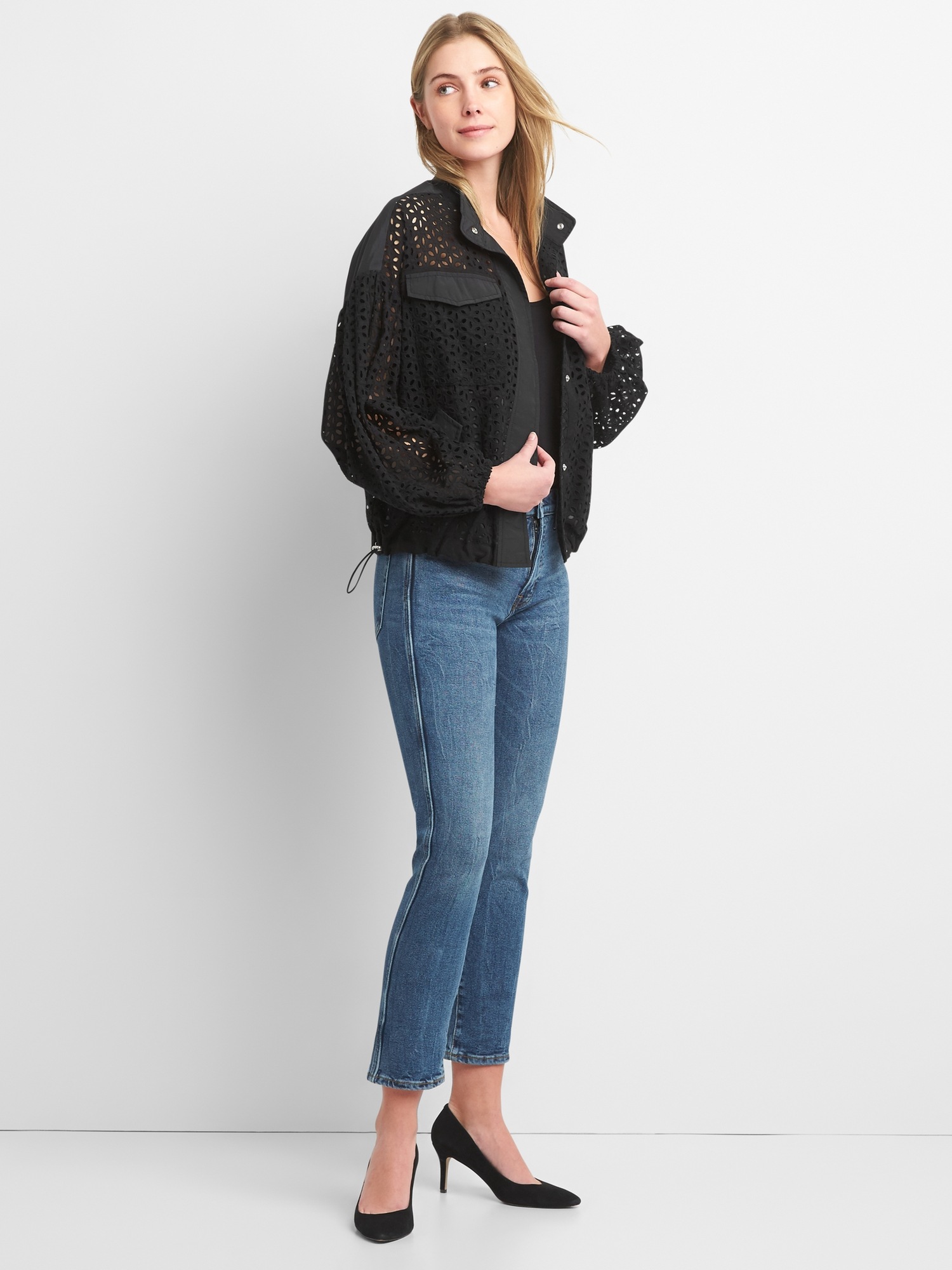 Eyelet Lace Jacket | Gap