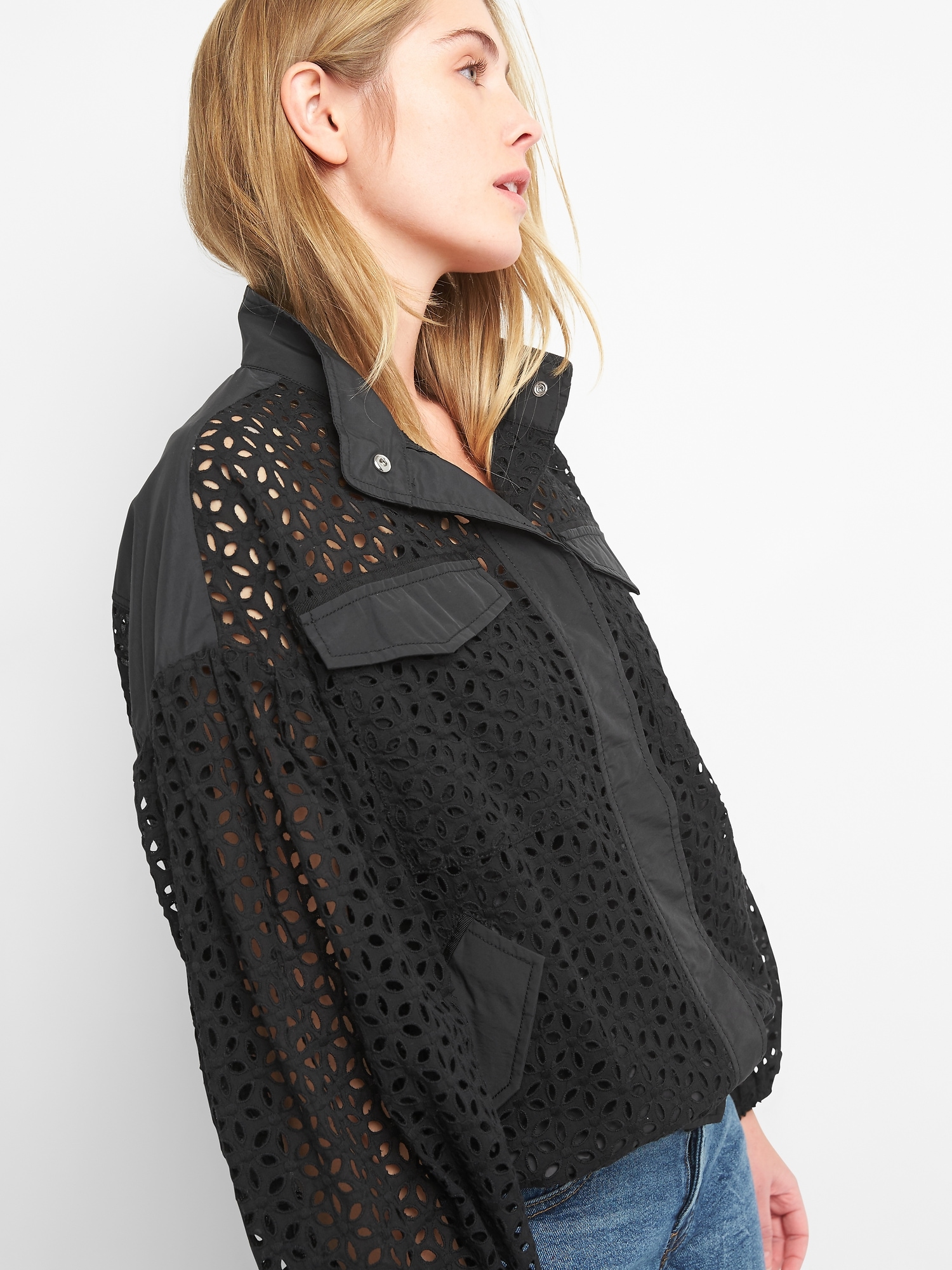 Eyelet Lace Jacket | Gap