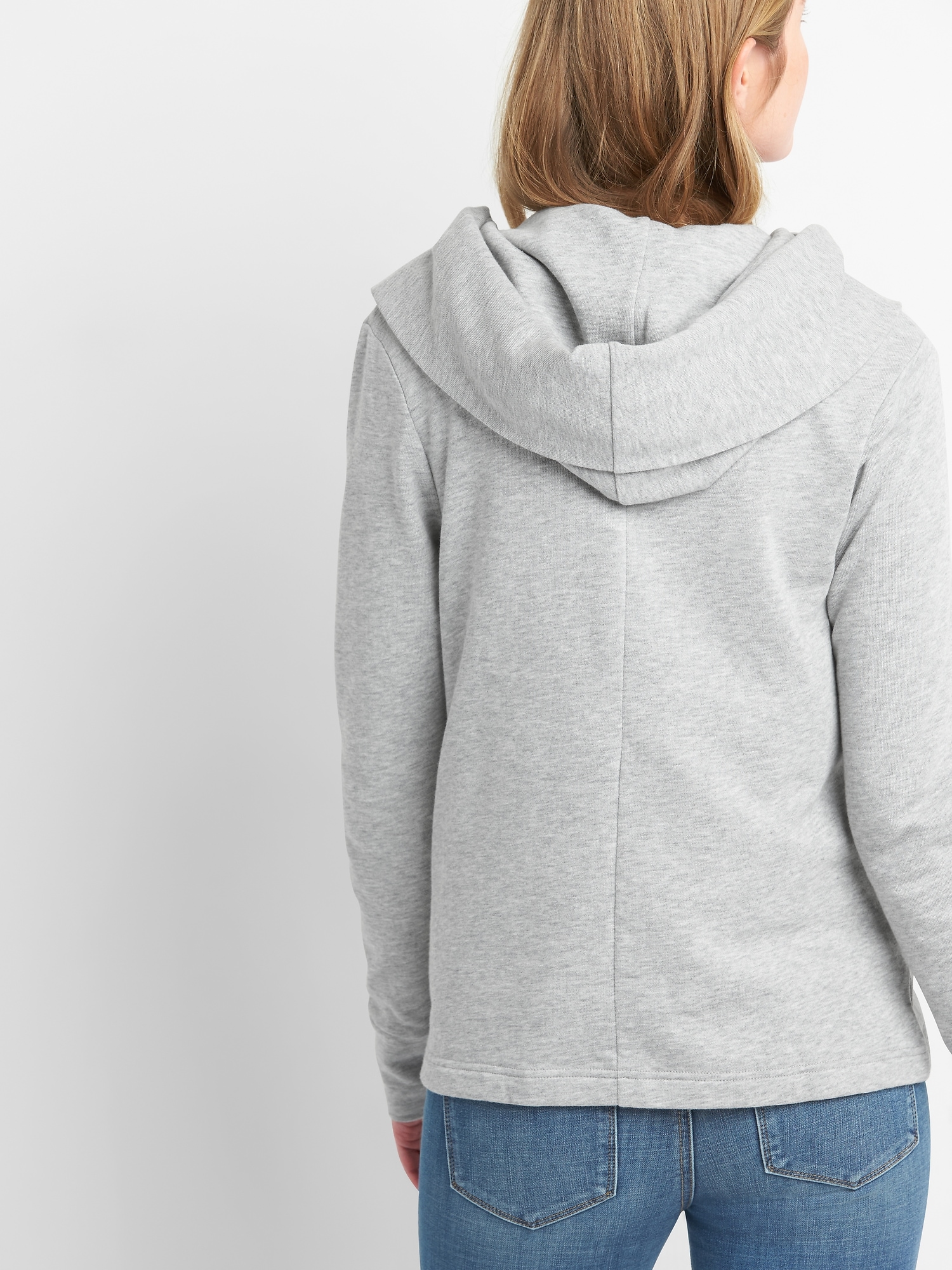 Open-Front Hooded Cardigan Sweatshirt | Gap
