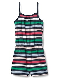 Print Sleeveless Romper | Gap
