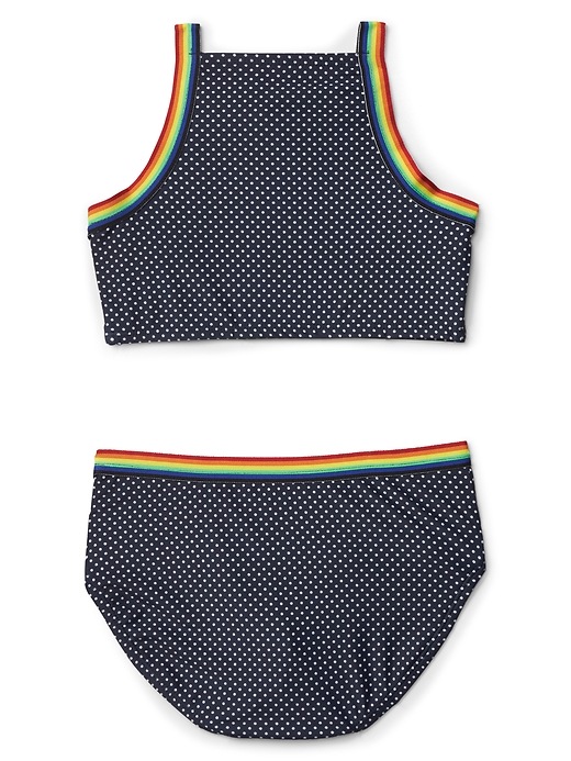 Rainbow Dot Swim Two-Piece | Gap
