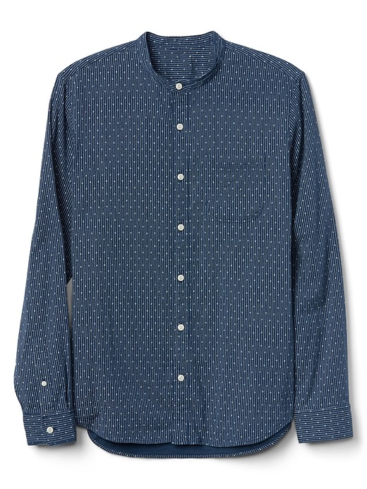 Double-Layer Standard Fit Shirt with Stretch | Gap