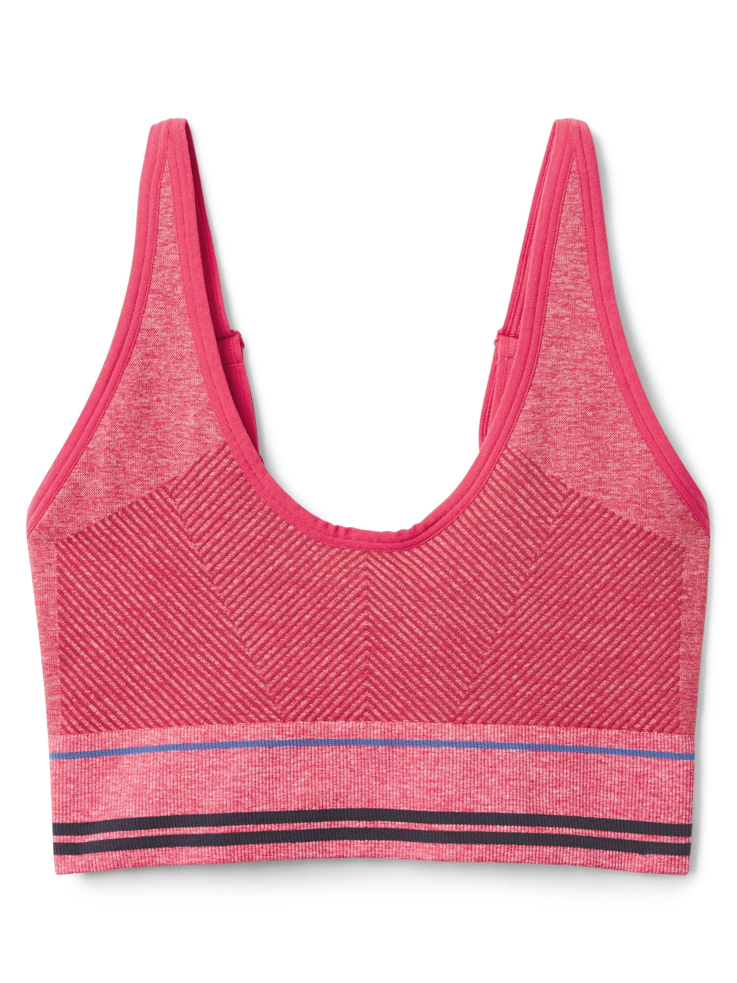 GapFit Low Impact Seamless Chevron Bra | Gap