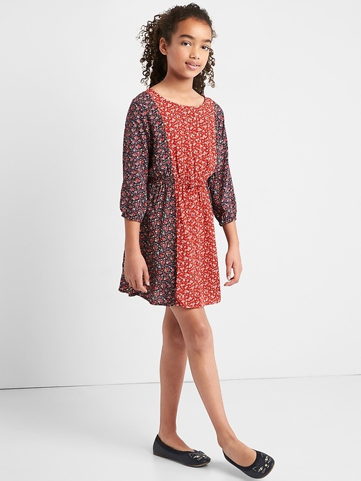 Mix-print dress | Gap