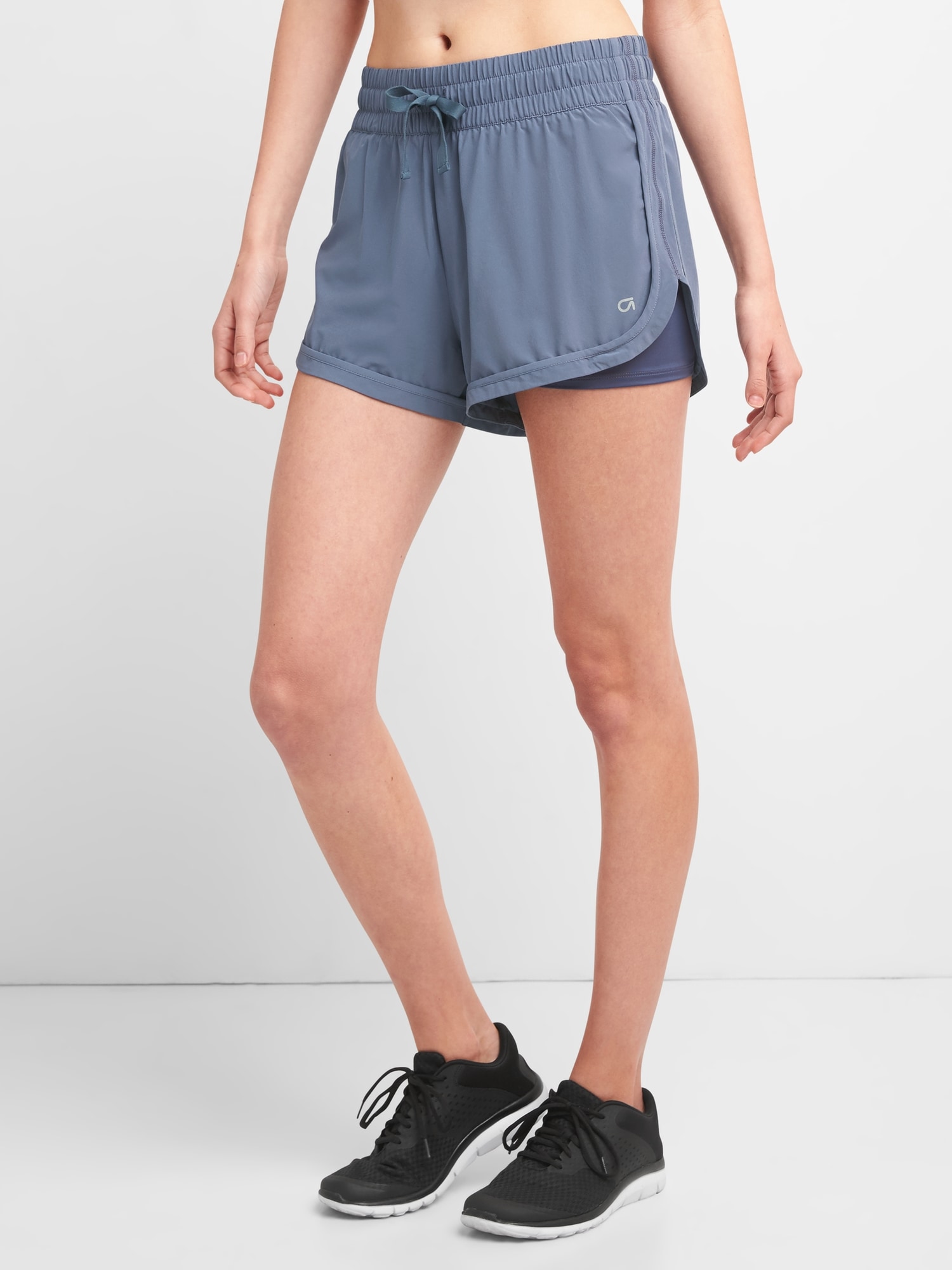 GapFit 5" Double-Layer Running Shorts | Gap