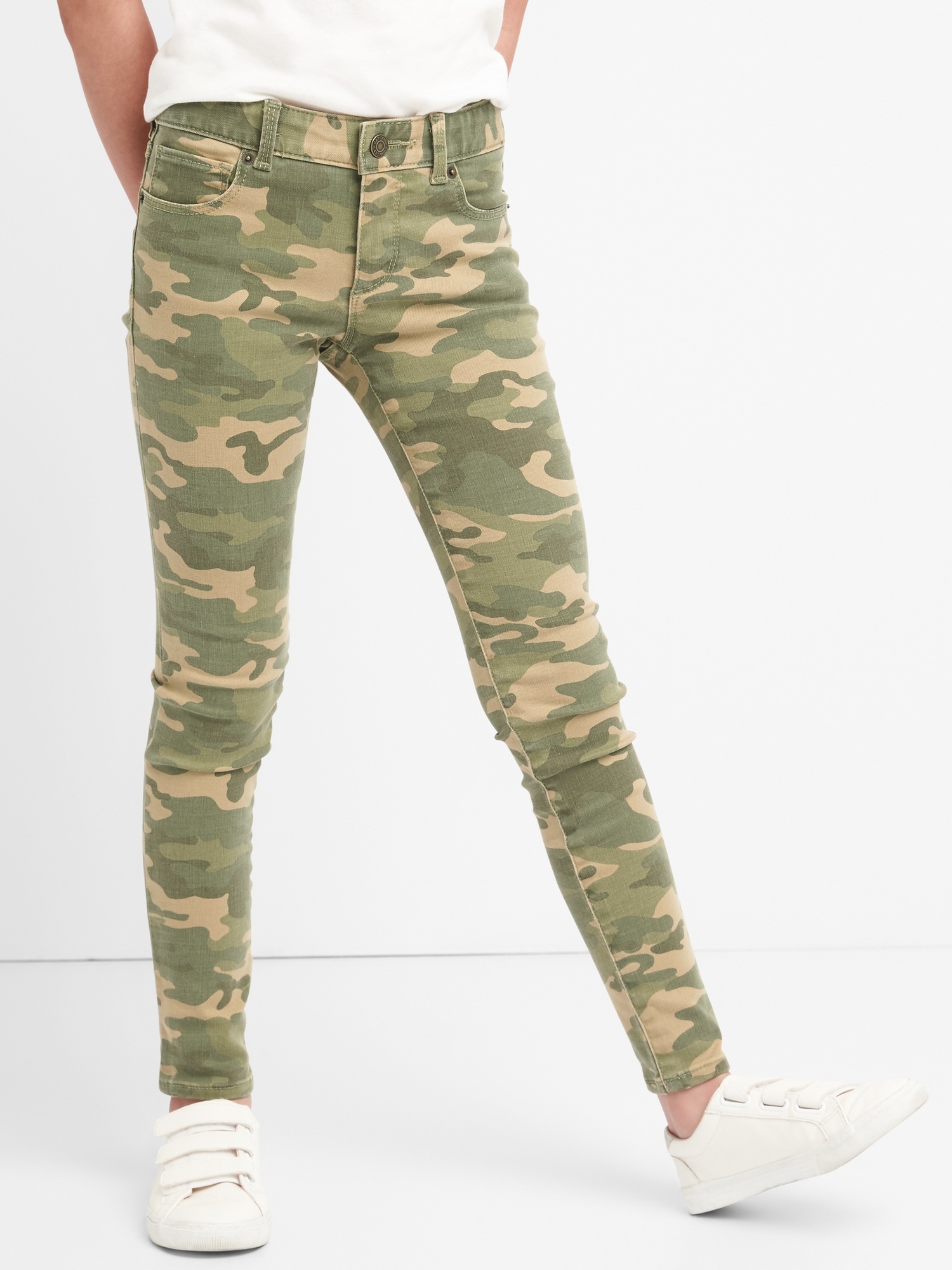 Superdenim Super Skinny Jeans in Camo with Fantastiflex | Gap