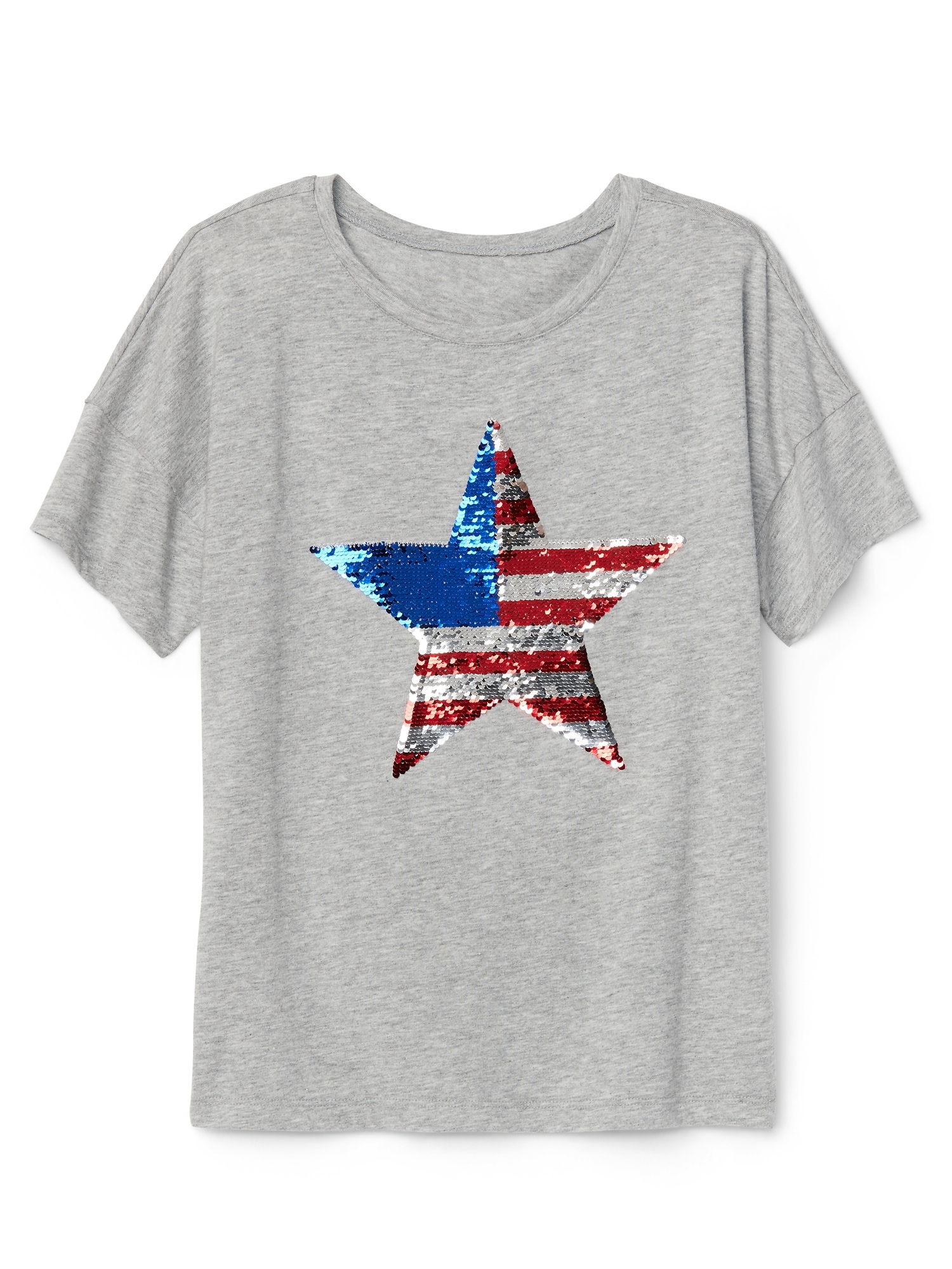 Flippy Sequin Flag T-Shirt | Gap