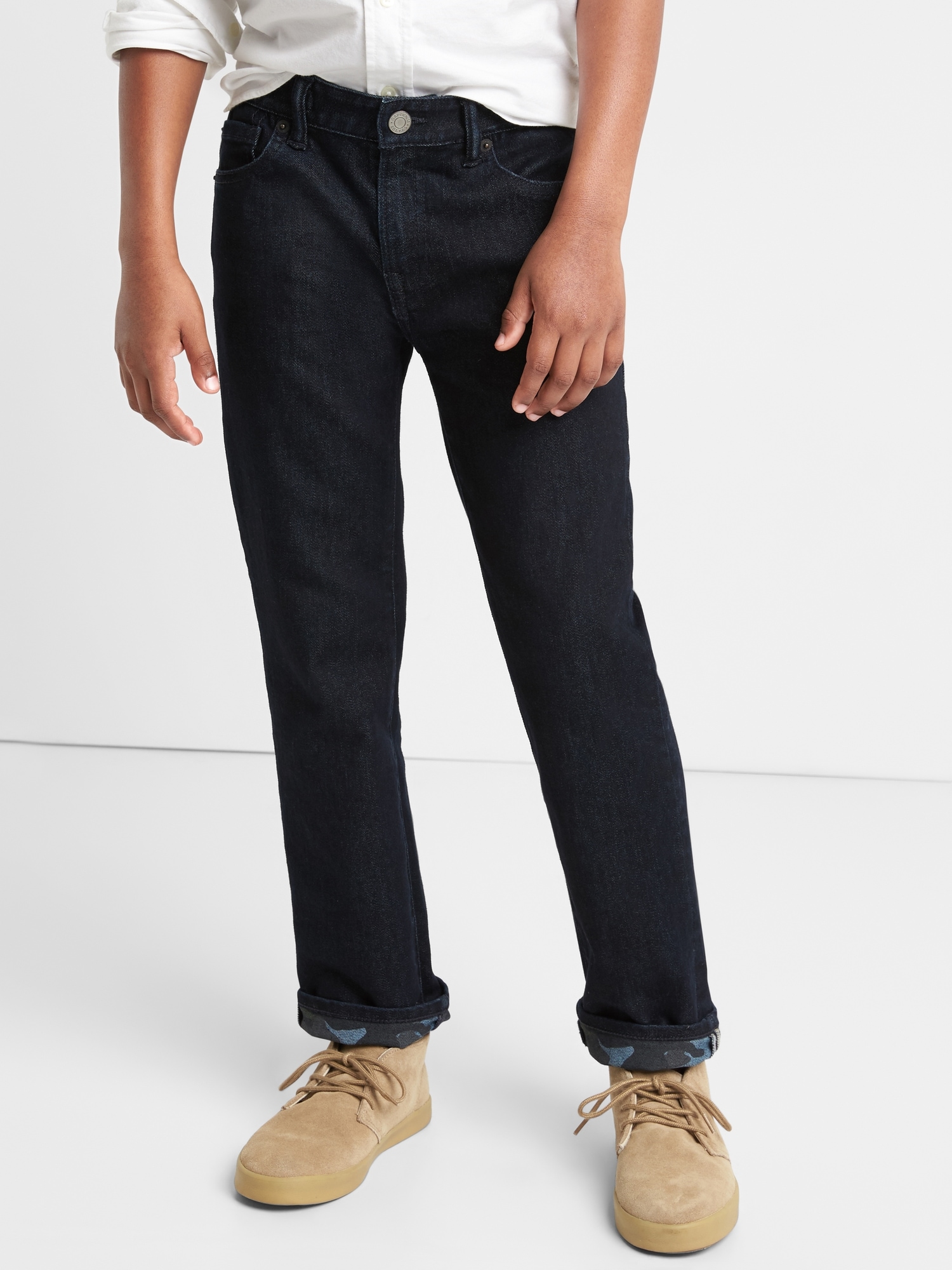Indestructible Superdenim Camo Straight Jeans | Gap