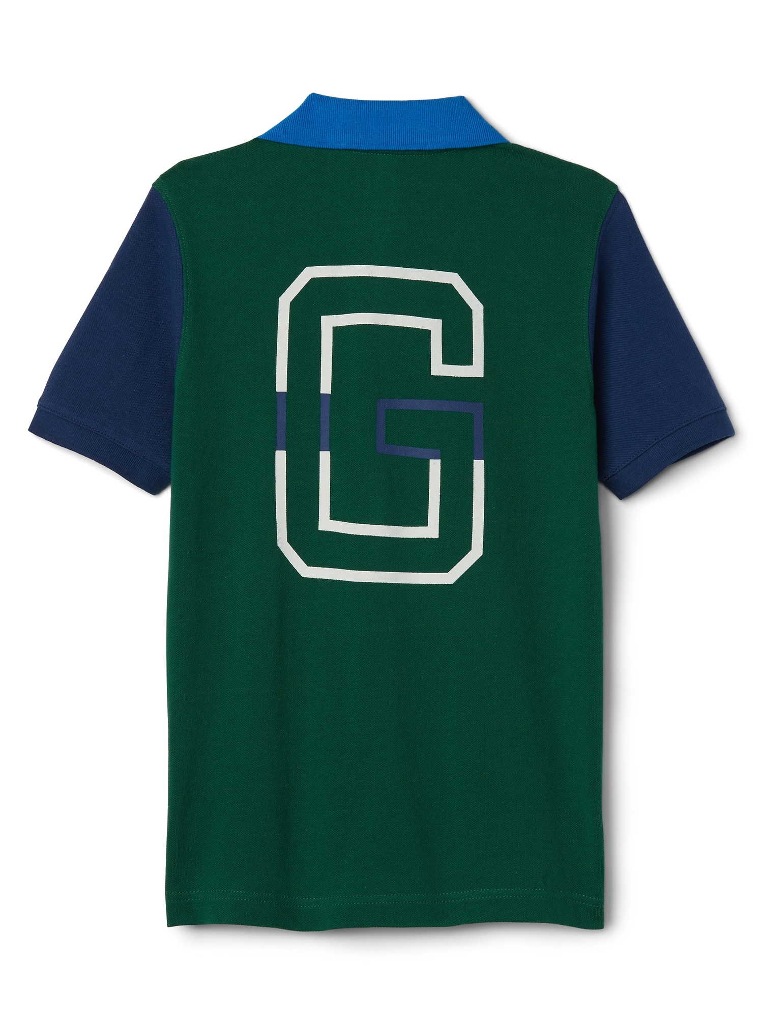 Colorblock Logo Polo Shirt | Gap