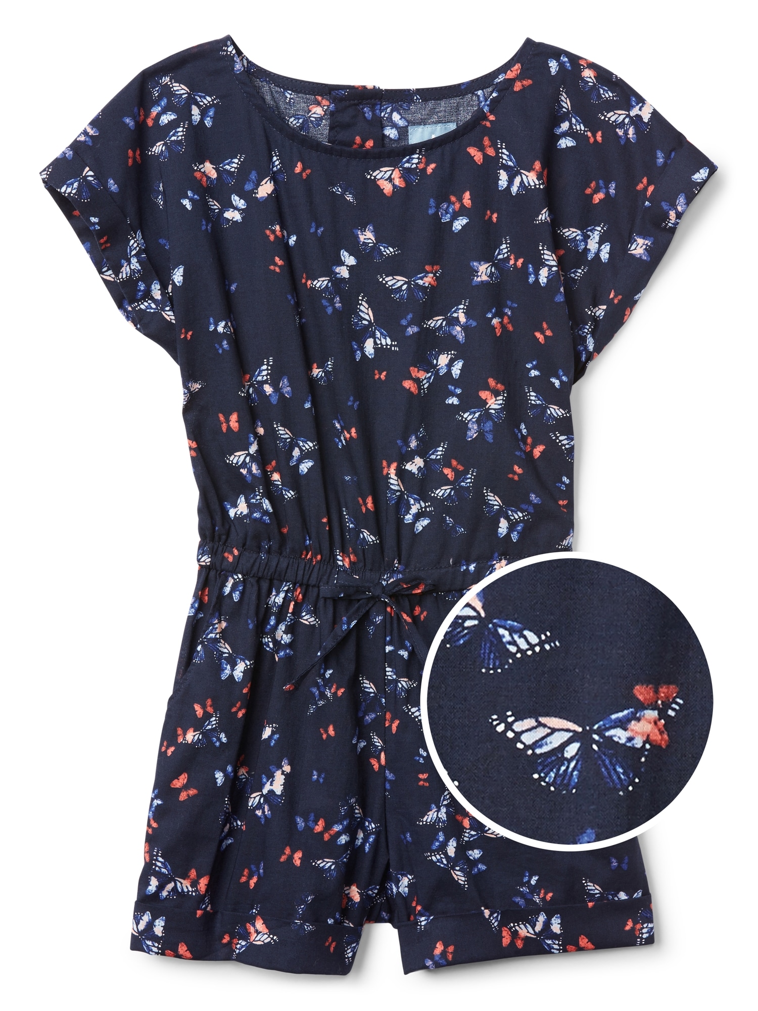 Butterfly Short Sleeve Romper | Gap
