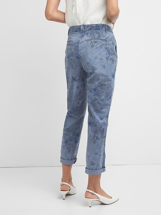 Print Girlfriend Chinos | Gap
