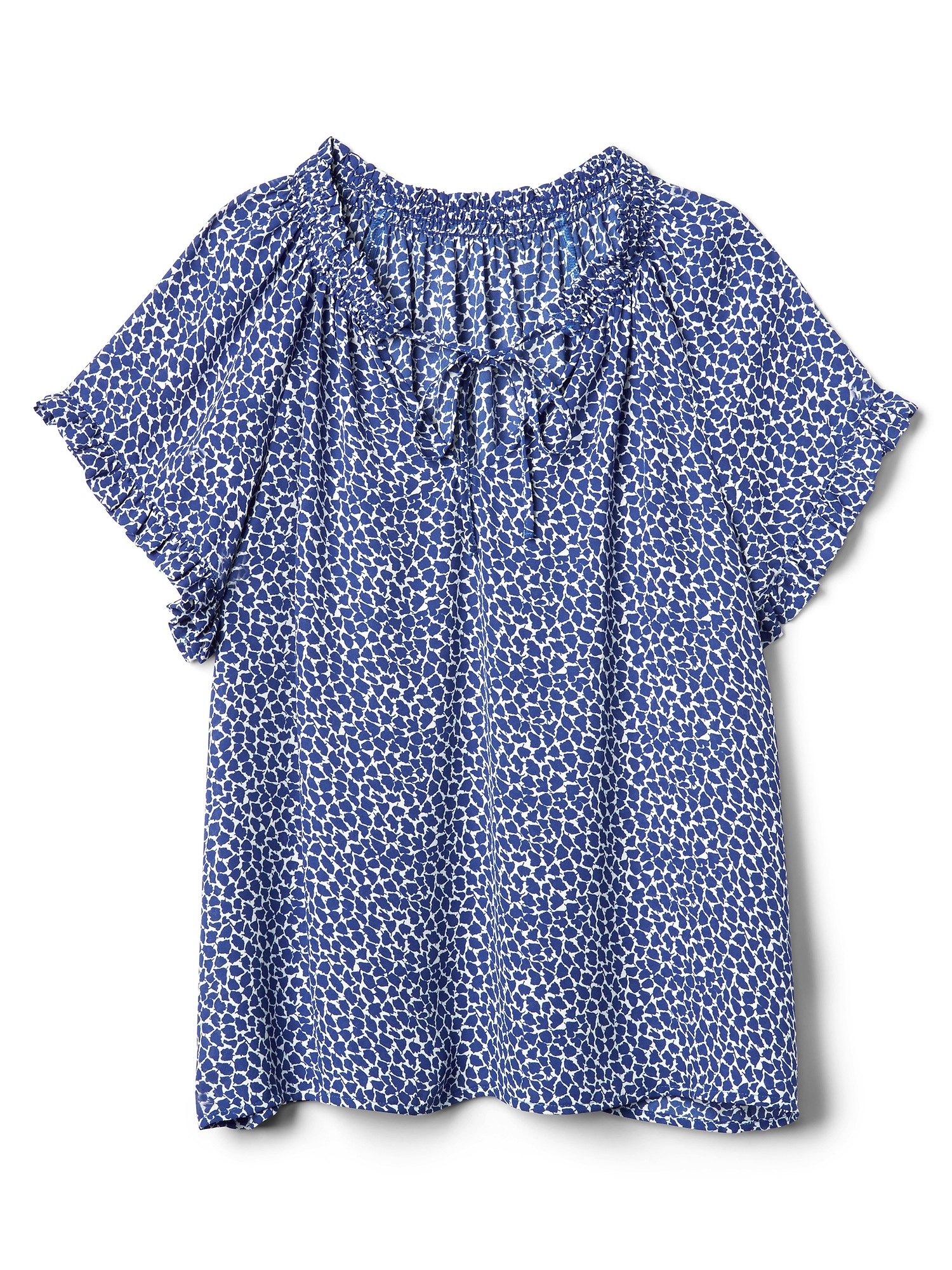 Ruffle Hem Short Sleeve Top | Gap
