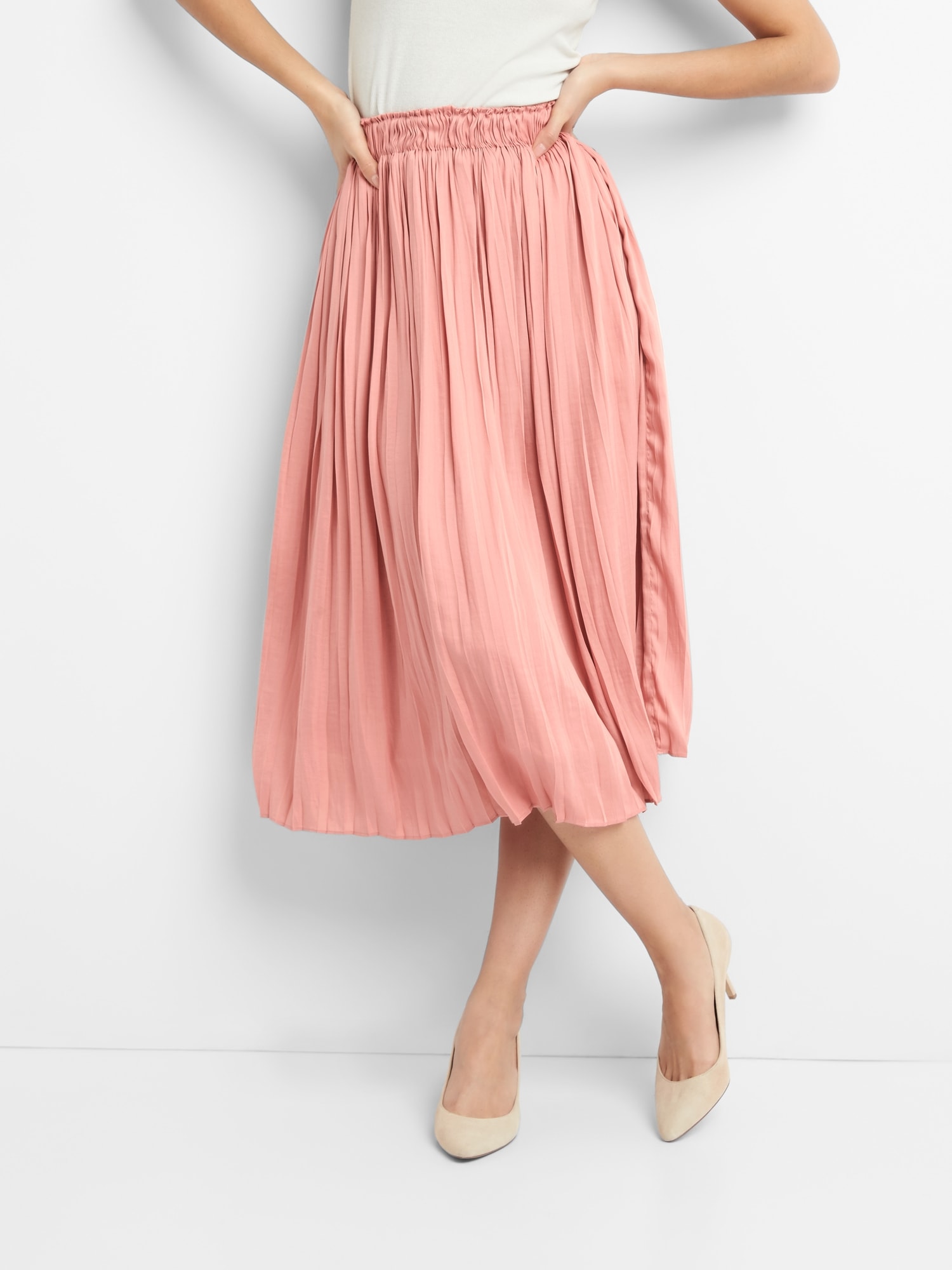 Pleated Midi Skirt | Gap