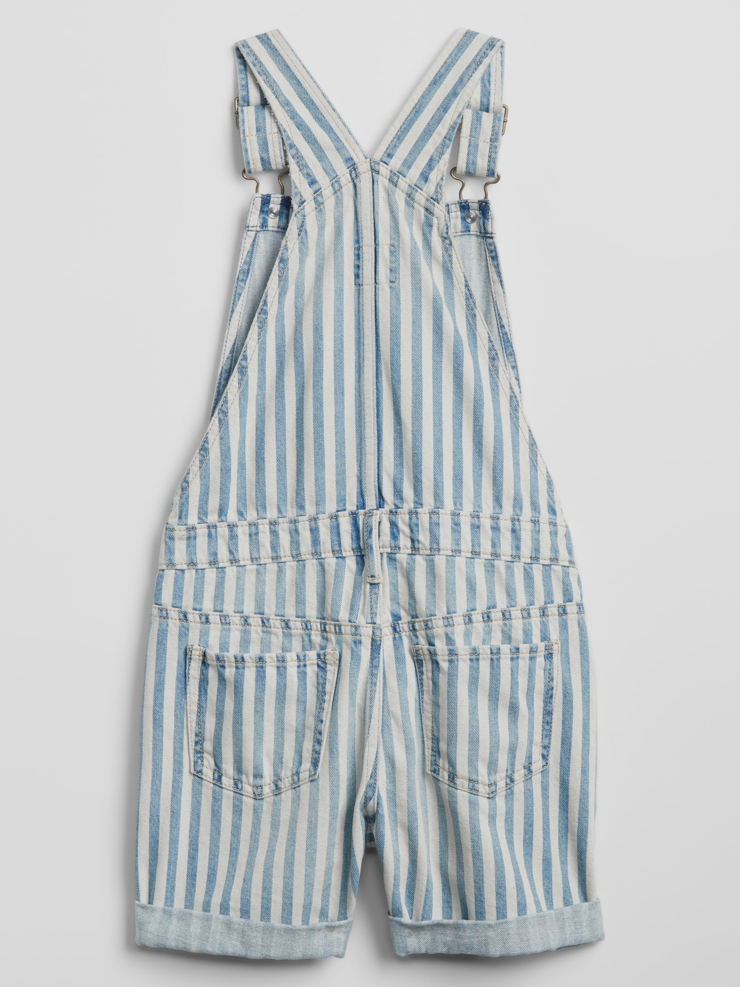 Railroad Stripe Shortalls | Gap