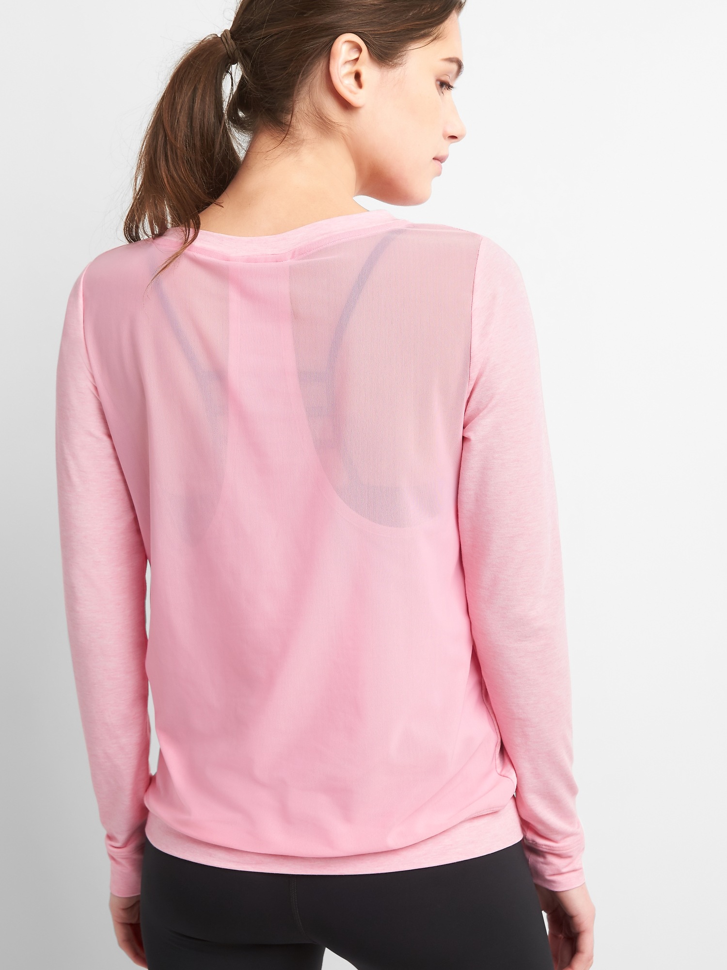 GapFit Breathe Pullover with Mesh Back | Gap