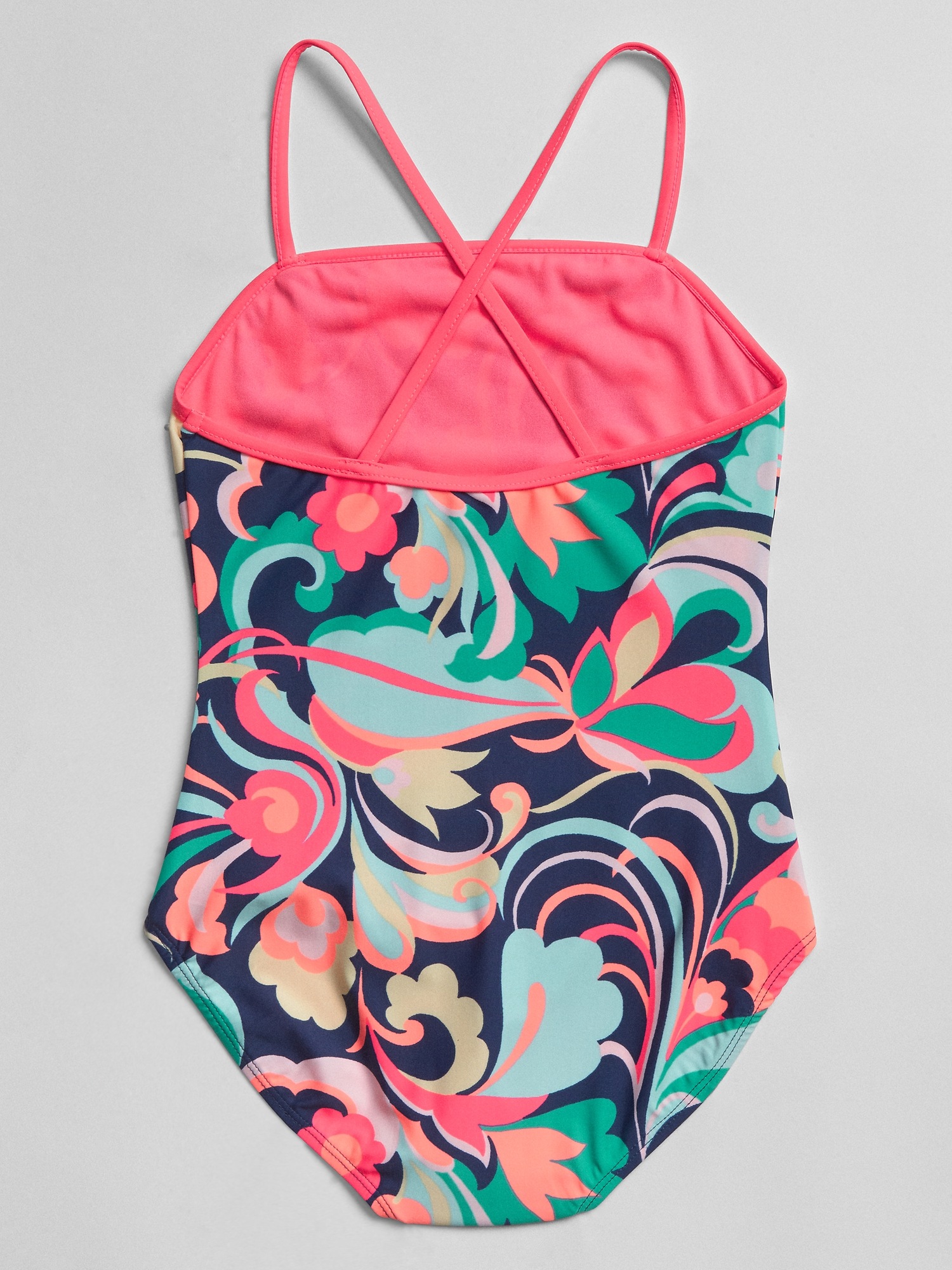Print Crossback Swim One-Piece | Gap
