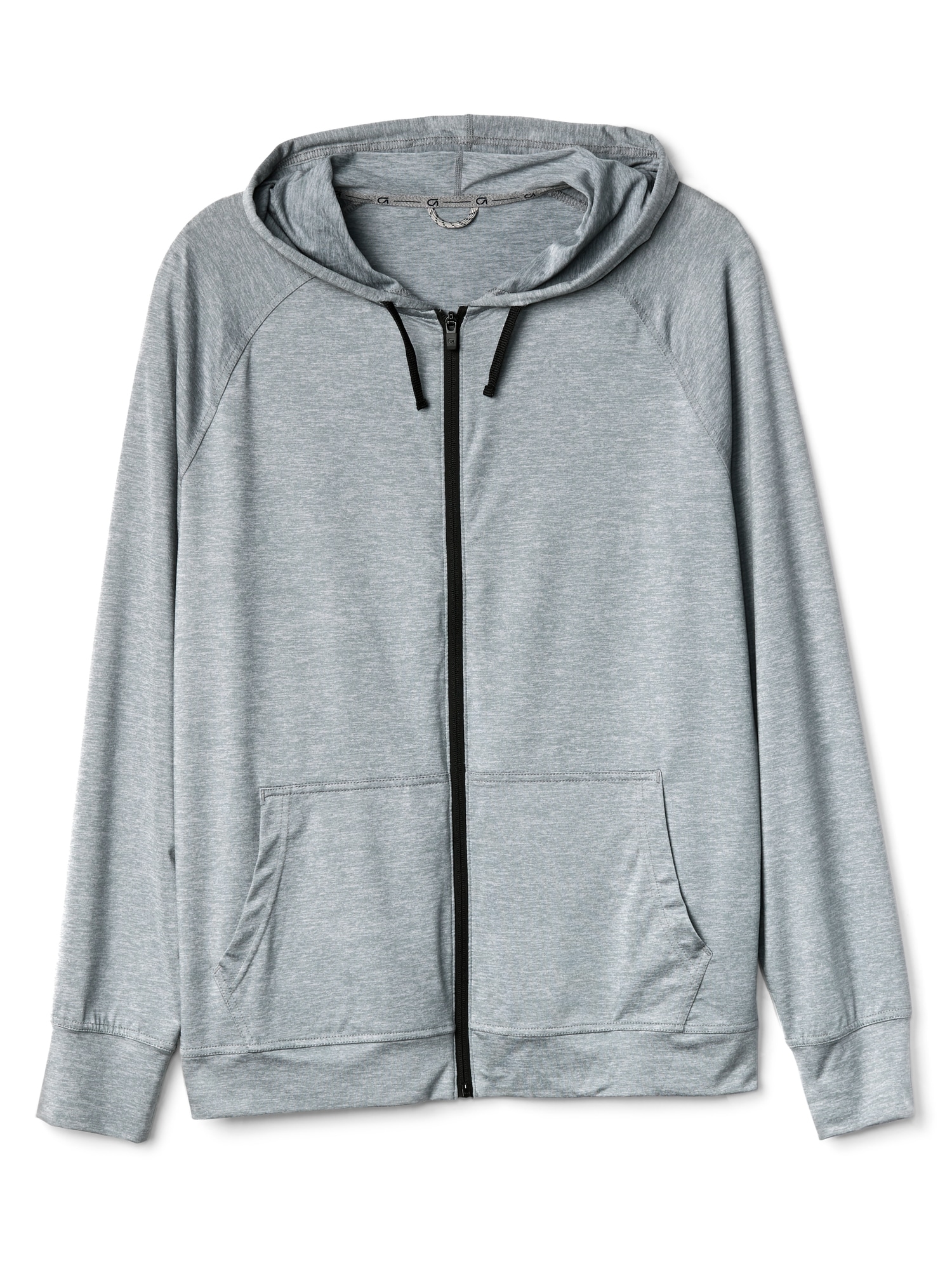 GapFit Full-Zip Hoodie in Brushed Tech Jersey | Gap