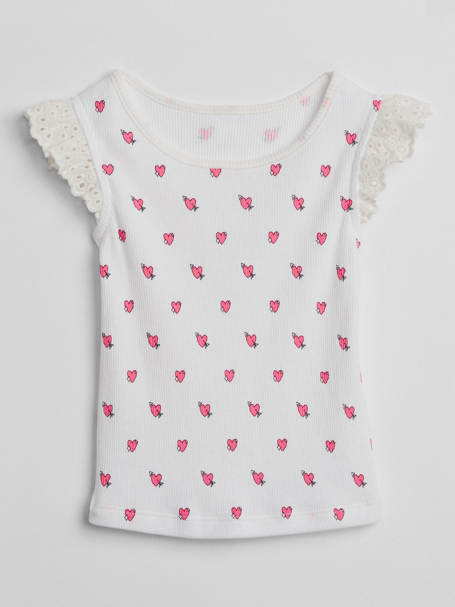 Eyelet Cap Sleeve Top | Gap