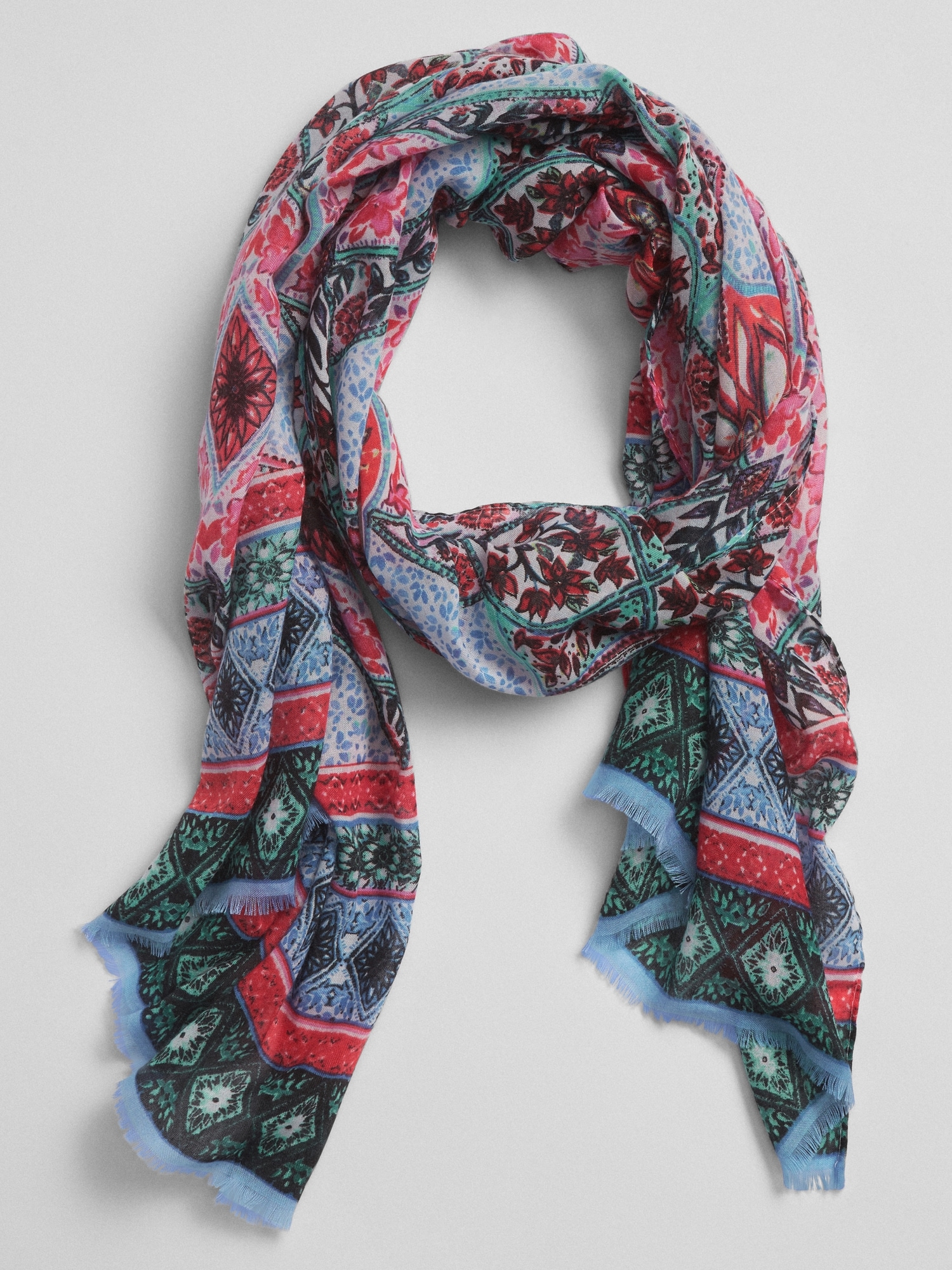 Oblong Print Scarf | Gap