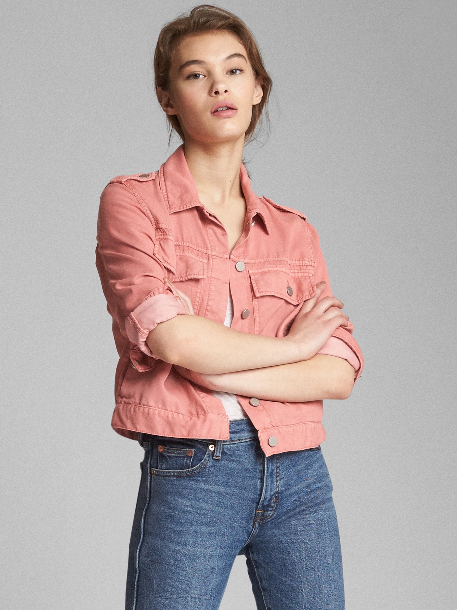 TENCEL™ Icon Utility Jacket | Gap