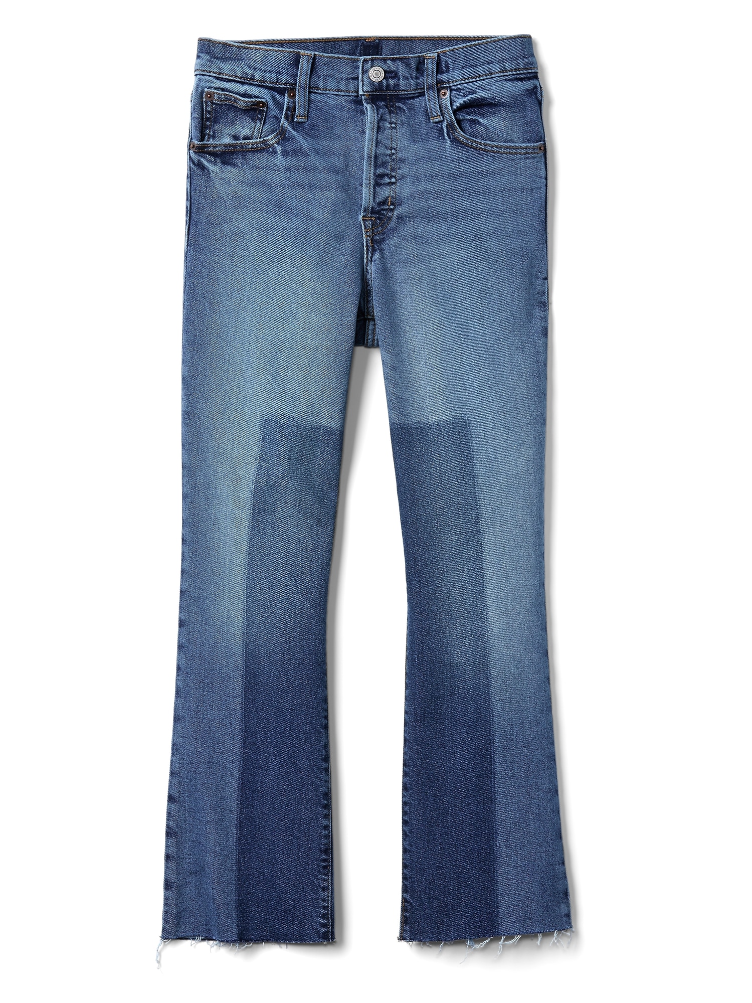 High Rise Crop Kick Jeans | Gap
