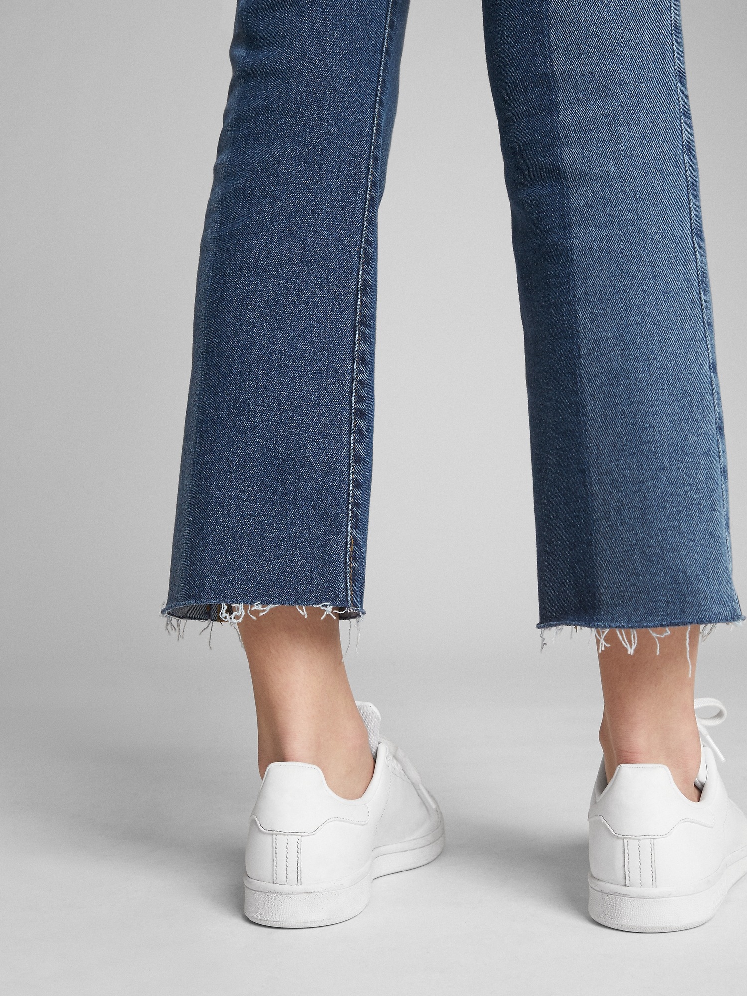 High Rise Crop Kick Jeans | Gap