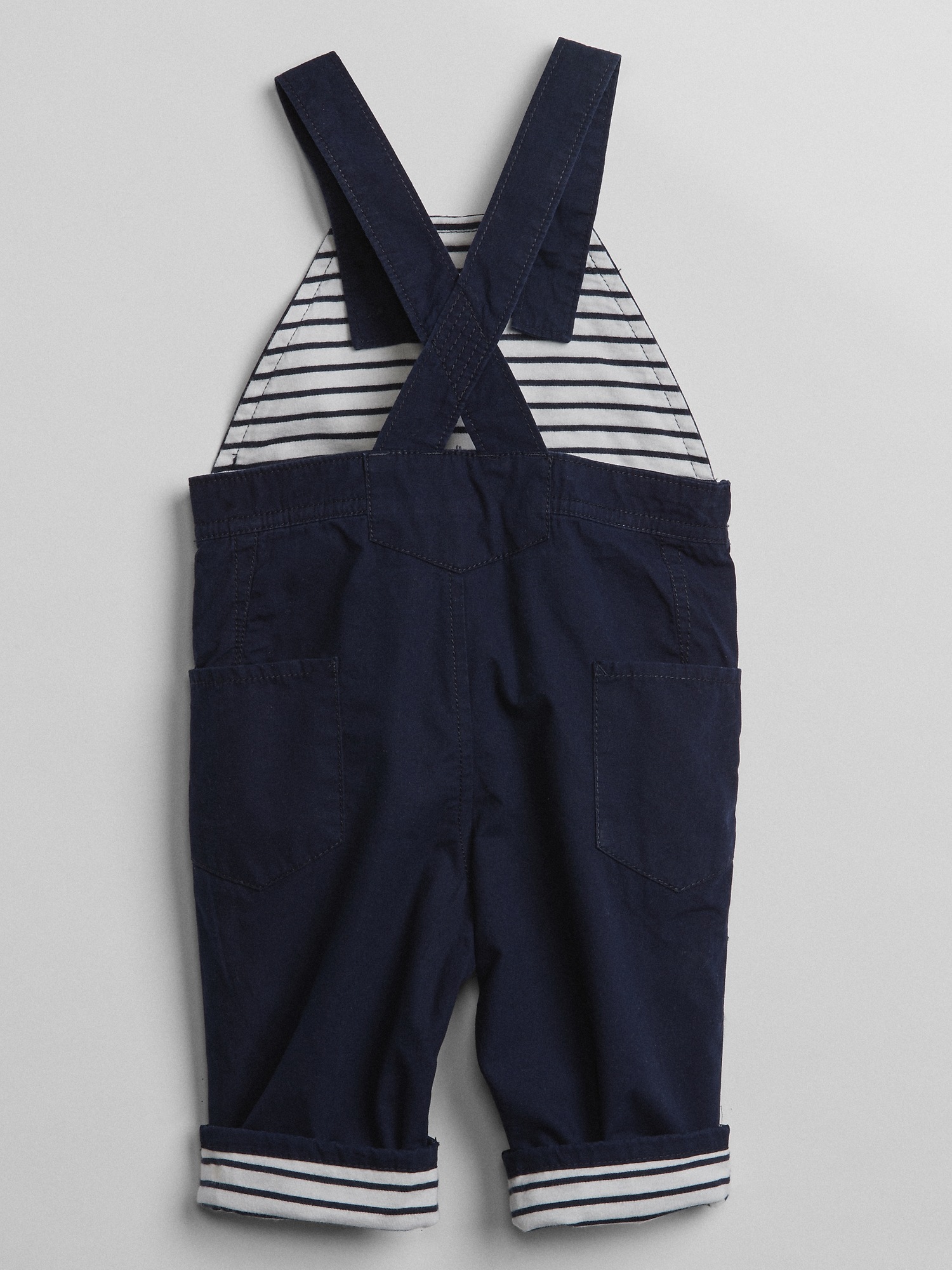 Stripe-Lined Overalls | Gap