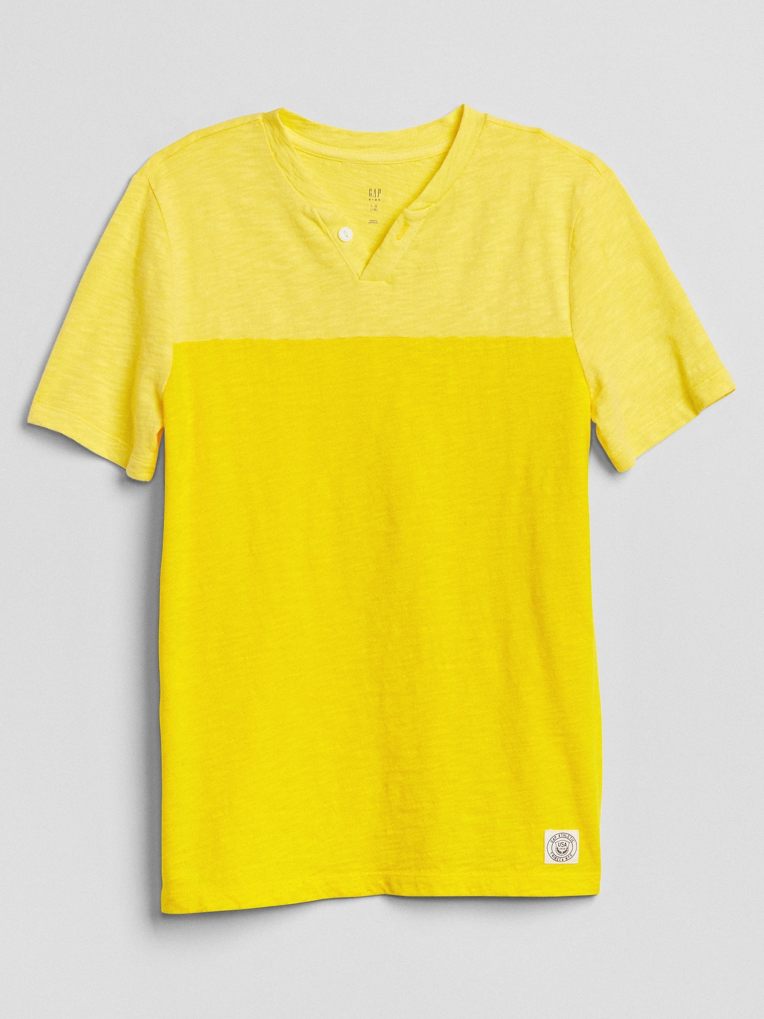 Colorblock Henley T-Shirt | Gap
