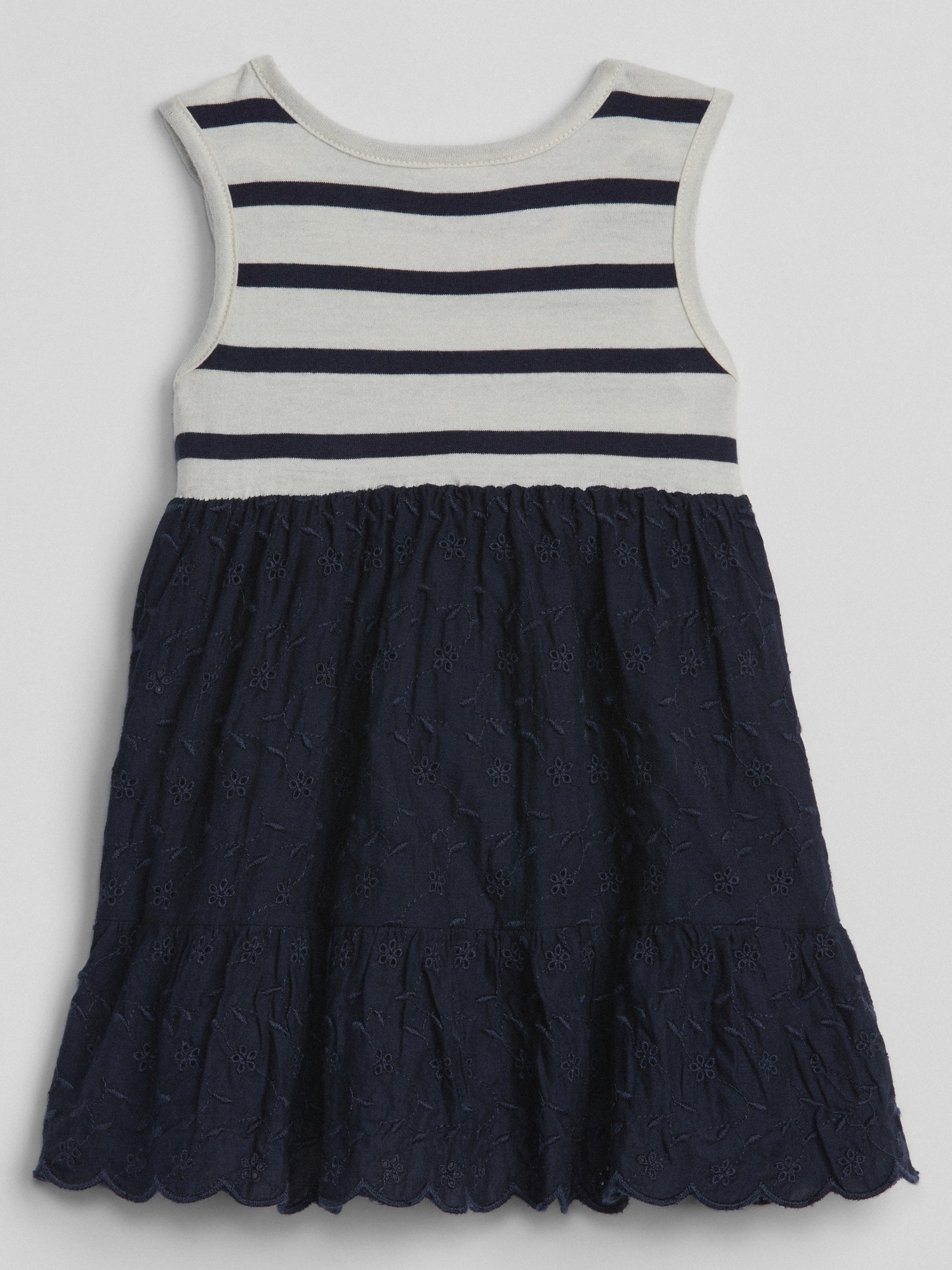 Tank Mix-Fabric Dress | Gap