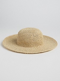 Floppy Straw Hat with Metallic Detail | Gap