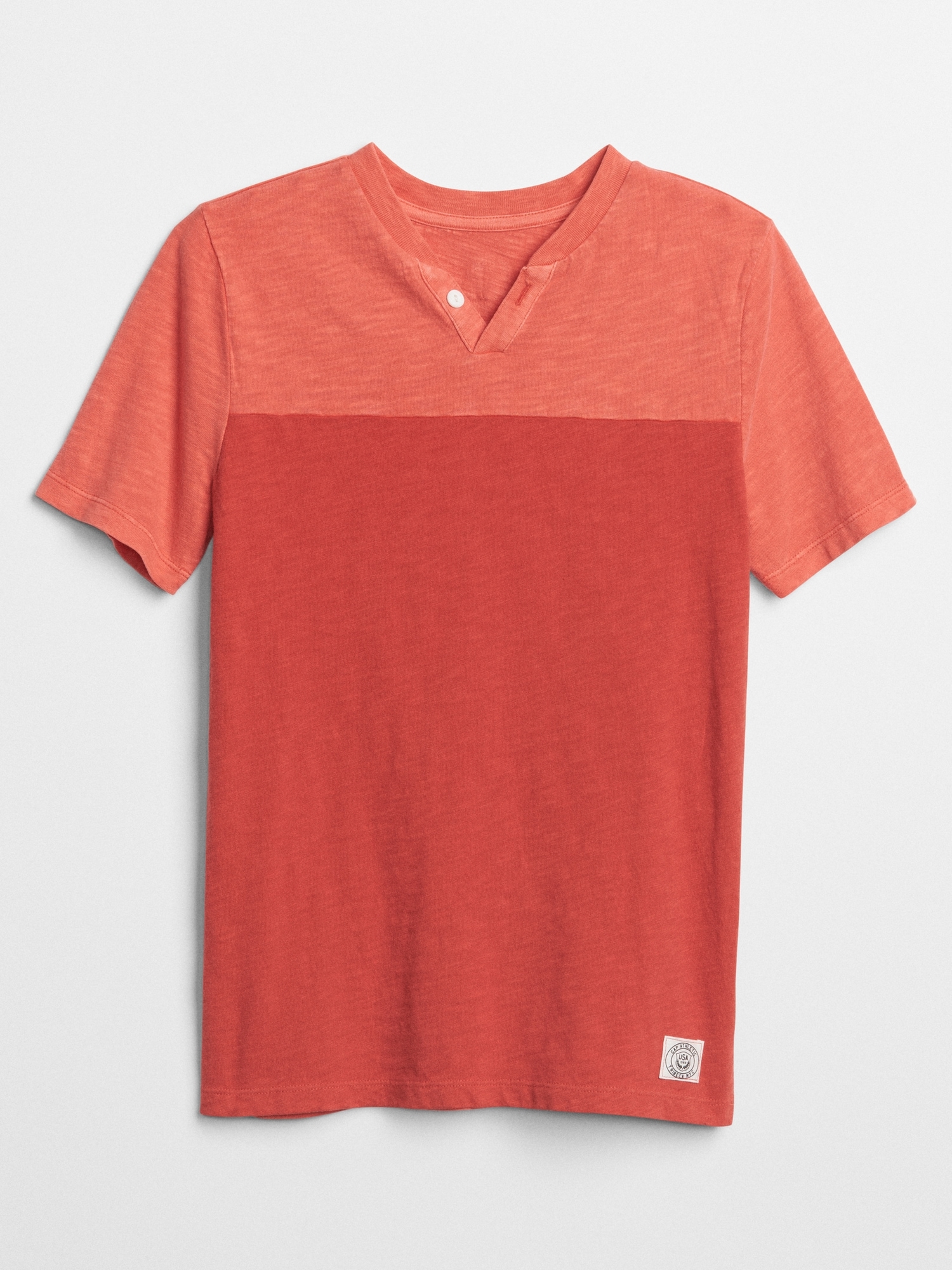 Colorblock Henley T-Shirt | Gap