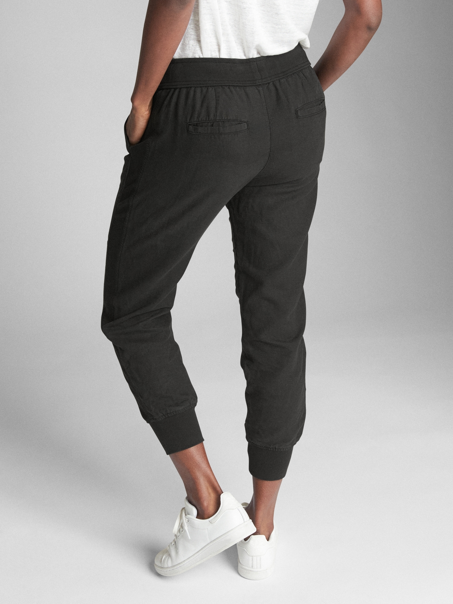 Drawstring Joggers in Linen | Gap