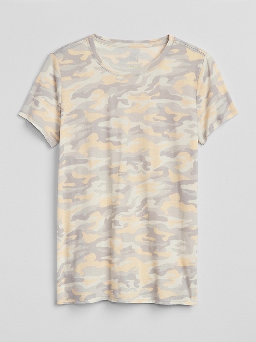Camo Print Vintage Crewneck T-Shirt | Gap