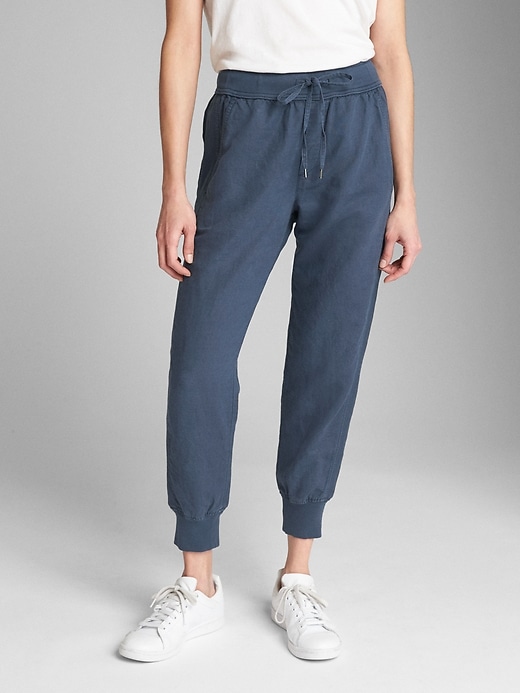 Drawstring Joggers in Linen | Gap