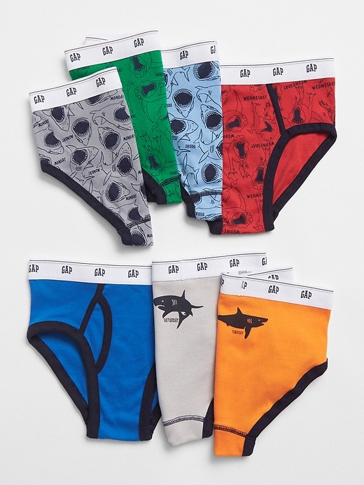 Shark Days-of-the-Week Briefs (7-Pack) | Gap