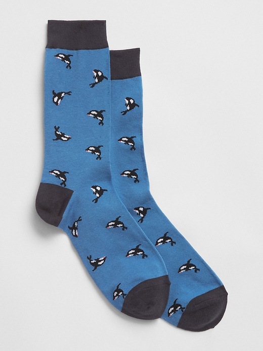 Pattern Crew Socks | Gap