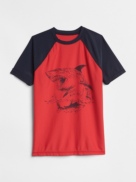 Shark Graphic Raglan Rashguard | Gap