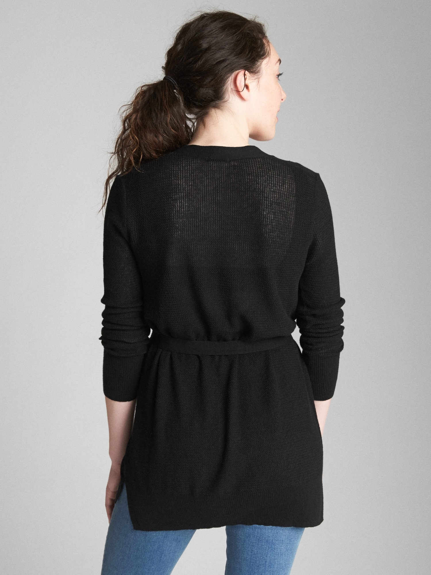 Lightweight Tie-Belt Cardigan Sweater | Gap