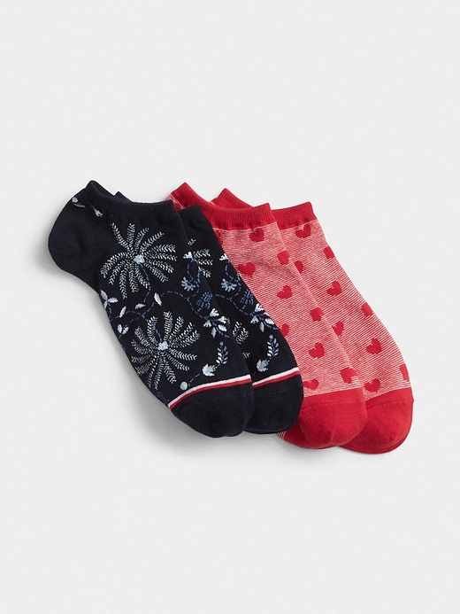 Pattern Ankle Socks (2-Pack) | Gap