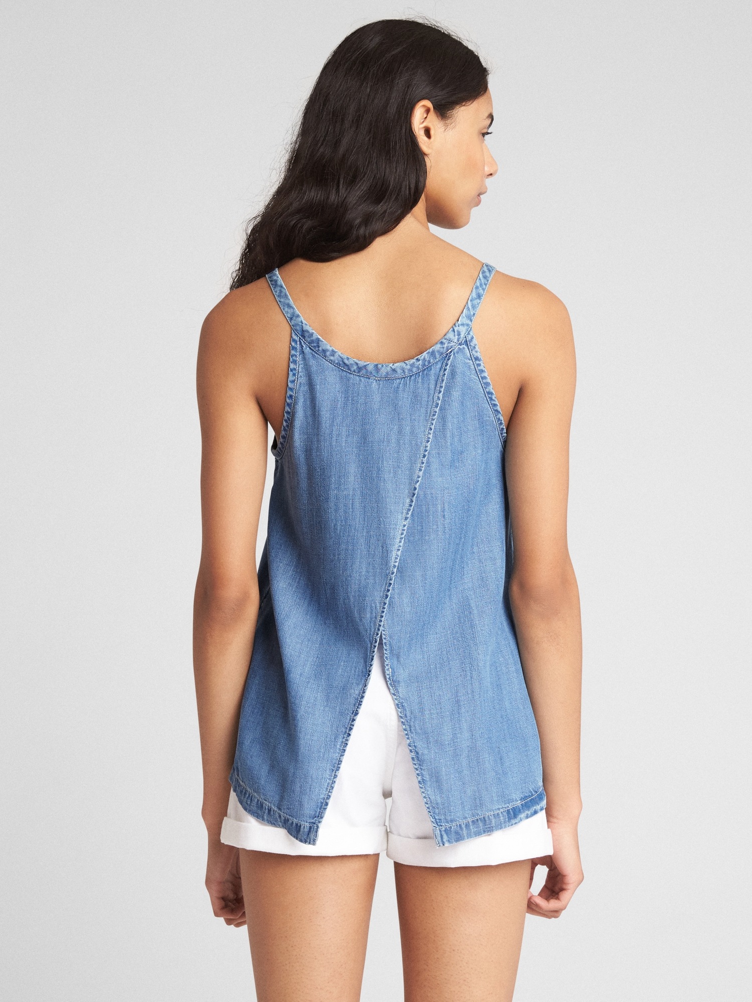Split-Back Tank Top in TENCEL™ | Gap