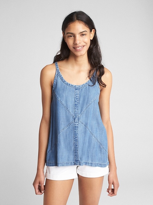 Split-Back Tank Top in TENCEL™ | Gap