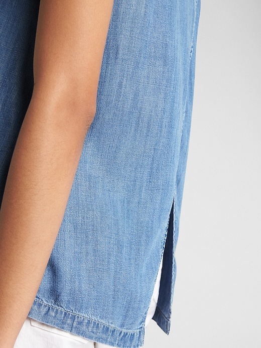 Split-Back Tank Top in TENCEL™ | Gap
