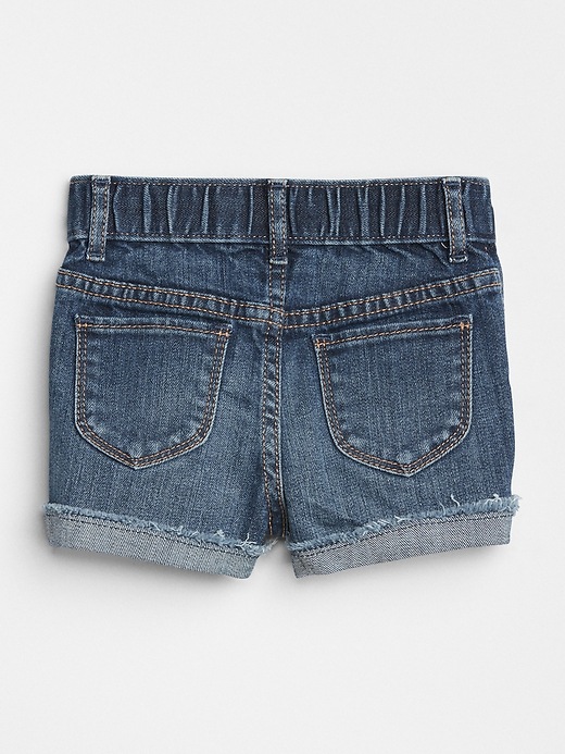 Embroidery Patch Denim Shorts | Gap