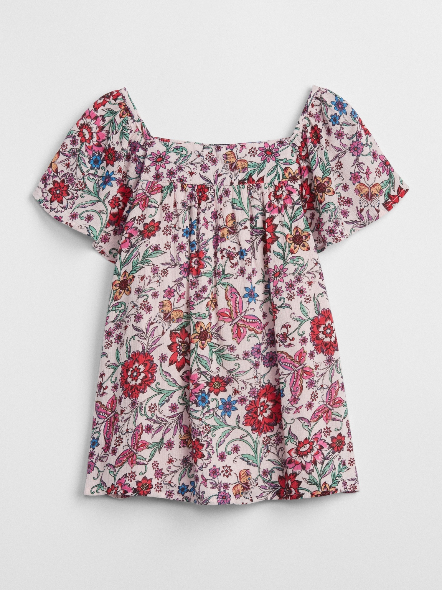 Butterfly Square-Neck Top | Gap