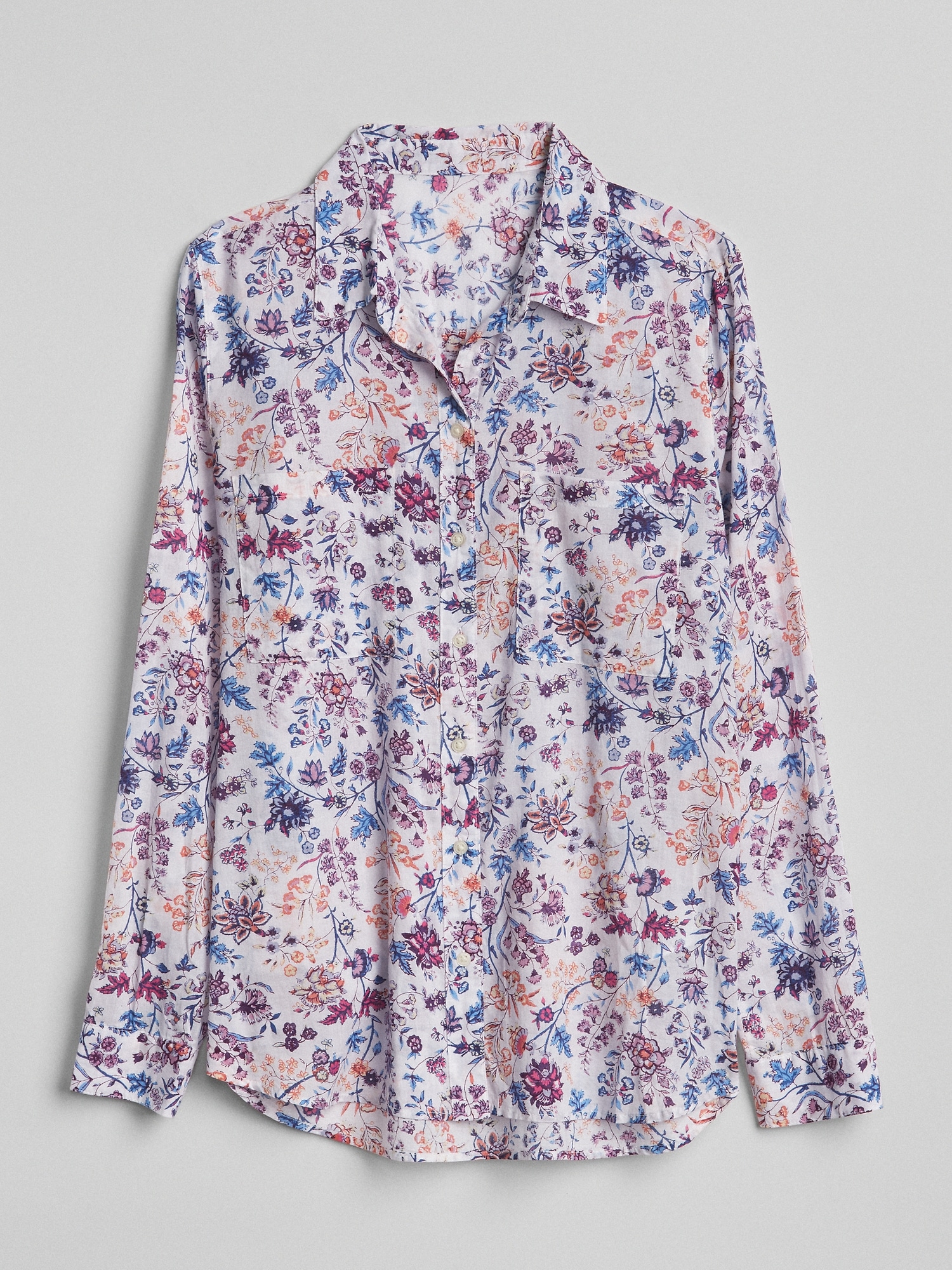 Floral Utility Boyfriend Shirt | Gap