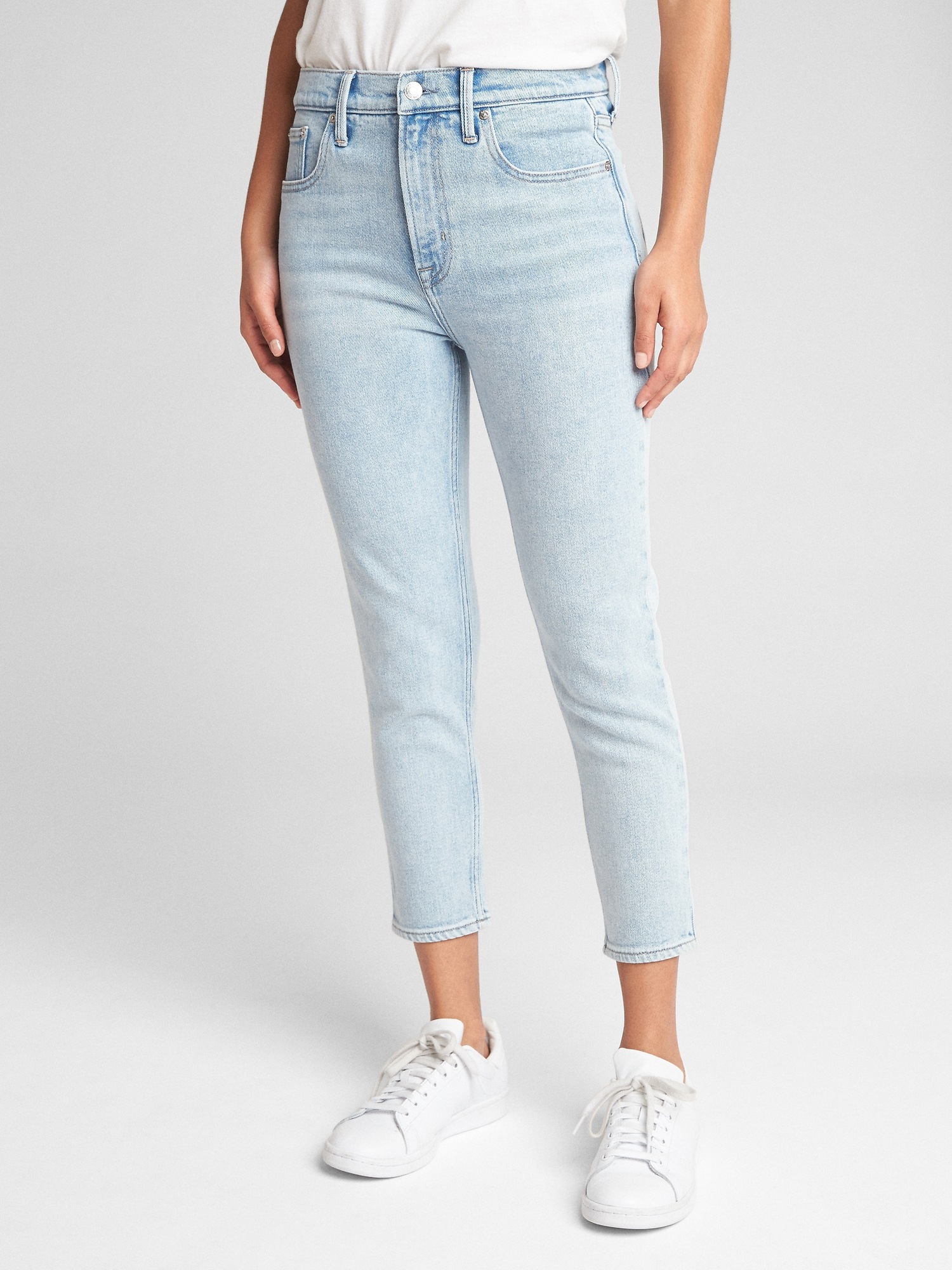 Super High Rise True Skinny Crop Jeans | Gap