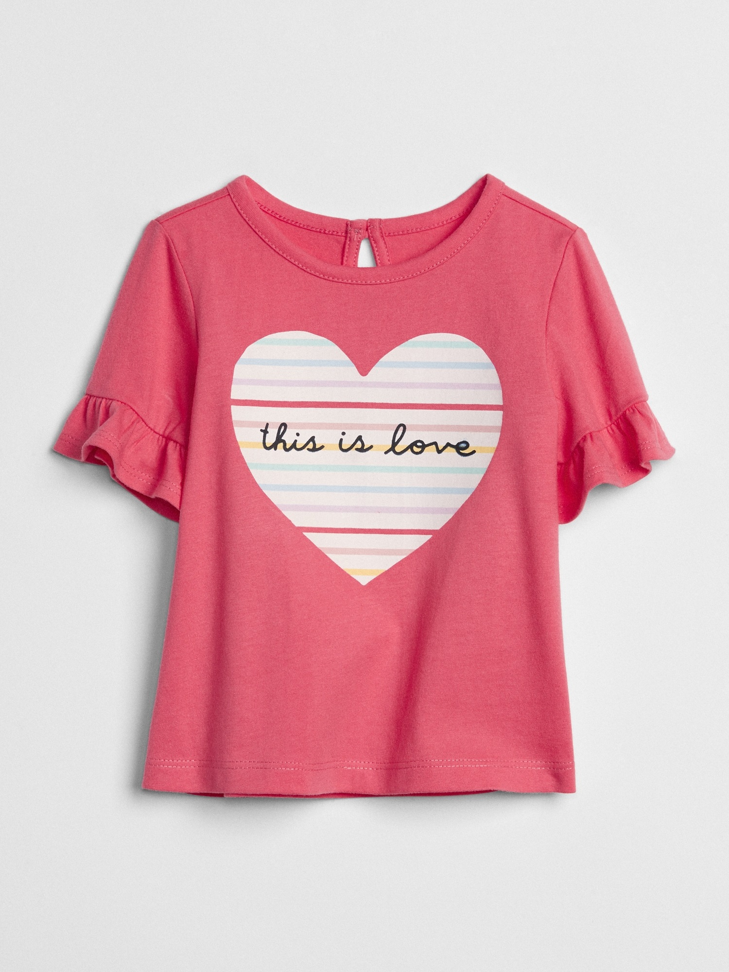 Graphic Ruffle T-Shirt | Gap
