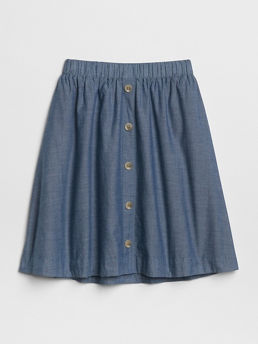 Chambray Flippy Skirt | Gap