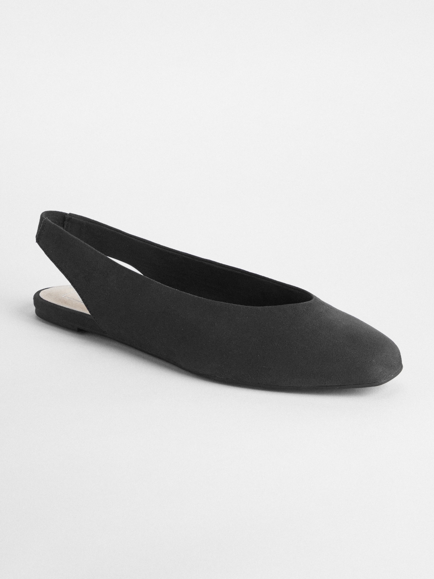 Square-Toe Slingback Flats | Gap